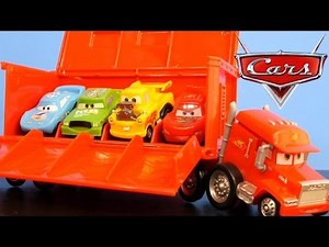 Cars Mack Launcher Riplash Racers Race Team Lightning McQueen Disney Pixar Car Chick Hicks
