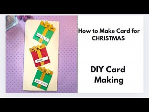 How to Make Beautiful Handmade Christmas Cards | Creative Handmade Christmas Cards: DIY Tutorial