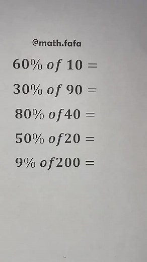 Percentages%📚#math #maths #mathematics #knowledge #student #study #studytok | Brian Torres