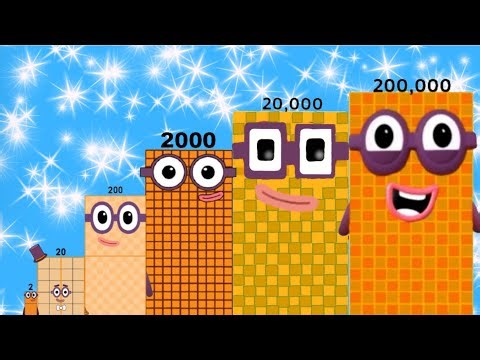 Numberblocks Small & Big Number Addition/ Giant Number Place Value / Learn To Count