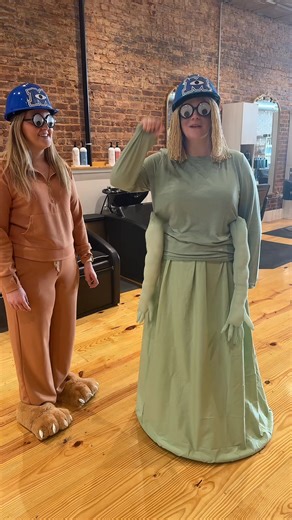 Needleman and Smitty 🧡💙 | Cut-Ups Salon & Spa