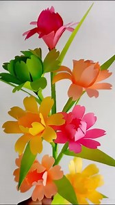 660K views · 8.7K reactions | DIY Paper flower ideas Flower making tutorial #fbyシvideo #diy #paperflower #crafting #papercraft #sarminscraft | Sarmin's CRAFT | Facebook