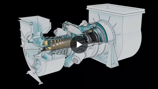 3D model of Siemens SGT400 gas turbine in CATIA | Farid Ghanbari posted on the topic | LinkedIn