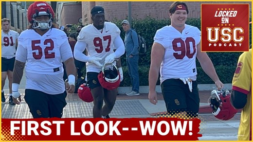 SHOCKING: USC Trojans Freshmen TURN HEADS--Spring Camp Day 1 Doesn't Disappoint!