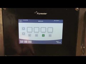 Changing Products, Menus on Frymaster FilterQuick Fryer with FQ4000 Controller