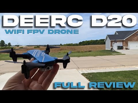 DeeRC D20 Mini Foldable WIFI FPV Drone Review