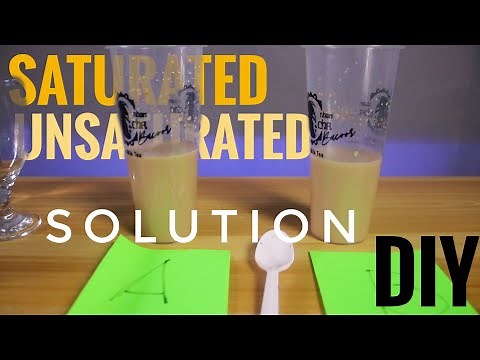How to prepare Saturated and Unsaturated Solution| Easy guide for students