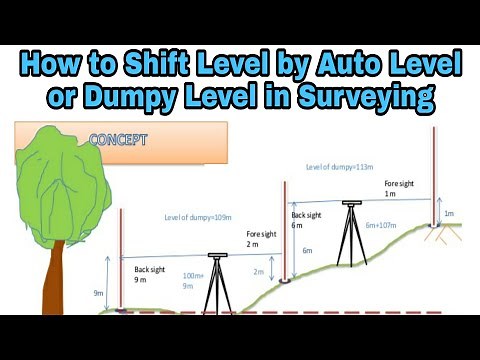 How to shift level by auto level (Dumpy level)