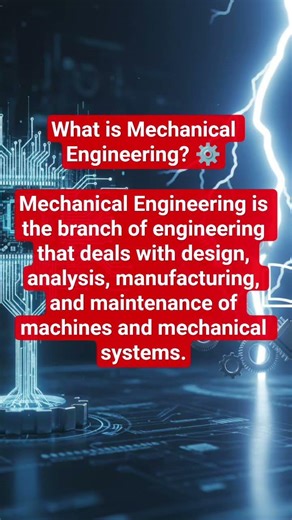 What is Mechanical Engineering? #shorts