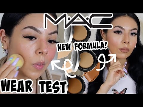NEW👀 MAC STUDIO FIX TECH CREAM-TO-POWDER FOUNDATION REVIEW & WEAR TEST!! WORTH THE BUY OR NAW?