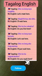 Tagalog English Sentences/Tagalog phrases|English phrases #tagalogenglishtranslation #educationalcontent #educationalpost #education #translation #educationforall #learning #tagalogenglishsentences #everyonehighlightsfollowers #postoftheday #tagalogphrases | John Ines Mina