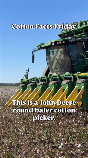 Cotton Facts Friday: The Power of One Round ⭕️ Bale! Did you know that a typical round bale (or module) of cotton, harvested directly in the field, weighs around 4,500 to 6,000 pounds 💪 of seed cotton? ￼ After ginning, it yields about 1,800 to 2,200 pounds of lint, equivalent to roughly 4 standard cotton bales (each bales weighs about 500 pounds). ￼ ￼ ￼ But what can that lint be turned into? 🤷 Based on the output from one standard bale, one round module can produce approximately: • 860 pairs o