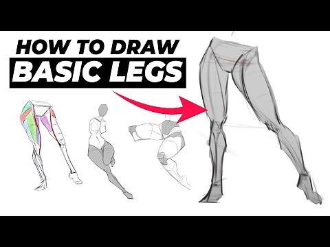 How to QUICKLY Draw BETTER Legs!!