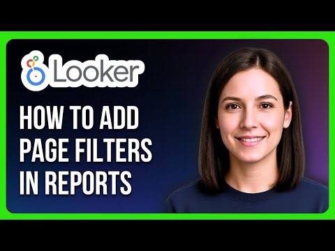 How to Add Page Filters in Looker Studio Reports