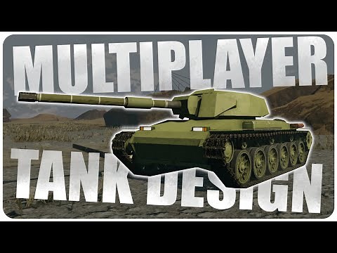 This game lets you DESIGN TANKS and BATTLE in MULTIPLAYER!