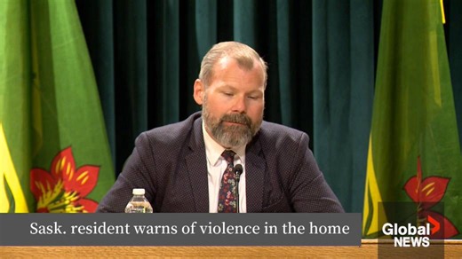 Sask. resident warns of violence in the home