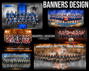 Custom Sports Team Banner Design: Personalized Digital File - Etsy UK