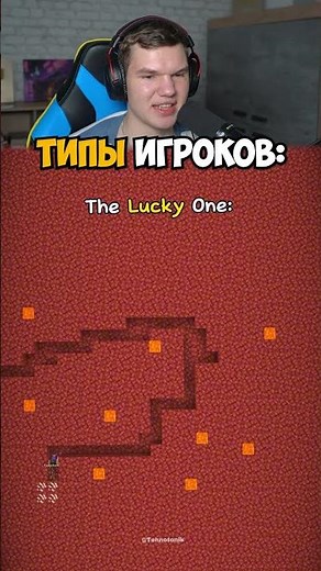 Типы Игроков в Майнкрафт!🎯 #shorts #шортс #minecraft #майнкрафт #майн #прикол #мем #юмор #мемы