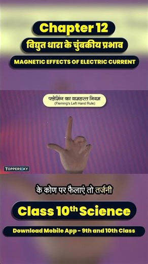 Magnetic Effects of Electric Current | Class 10 Science in Just 15 minutes! #topperssky #science