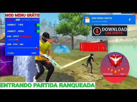 MOD MENU FF ATUALIZADO! A NOVA VERSÃO TÁ INSANA 😳🔥
