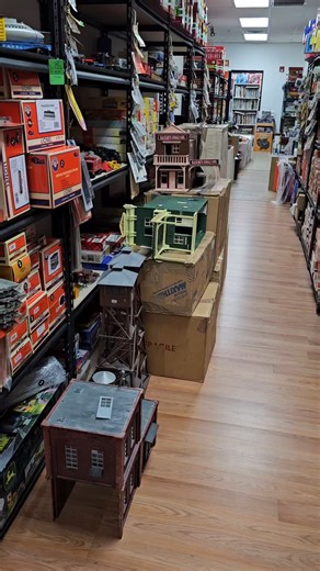 Okay G Scale Estate update #2. Buildings and Department 56 Halloween Villages. Will be out this coming weekend. #westsidetrains #hobbystore #hobbyshop #lasvegas #gscaletrains #department56 #halloweendecor #Halloween | Tina Marie Caouette | Facebook