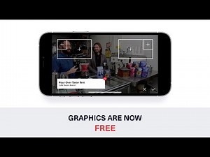 Free graphics and much more in the Mevo Camera App 2.5 update