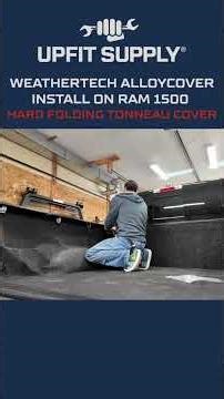 WeatherTech AlloyCover Install on RAM 1500 | Hard Folding Tonneau Cover