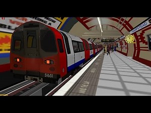 OpenBVE Gameplay (9 - London Underground) Northern Line - 1995 Stock to Morden