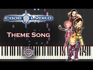 Code Lyoko Theme Song A World Without Danger Piano Cover / Synthesia Piano Tutorial