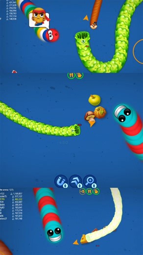 💯WORMS AND SNAKE NI MAGIC BIGGEST AND LITTLE SNAKE VIP #snake #wormszone #gaming #001 #pitpeople #do