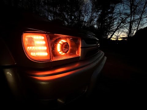 How to: LED Corner Light Wiring Sequential Signals 3rd Gen 4Runner BX Built