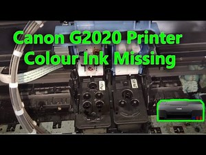 Canon G2020 Colour ink Missing #canon#canon 2020 Yellow Colour not printing II Canon Colour Missing