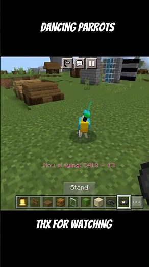 More Dancing Parrots #minecraft #shorts
