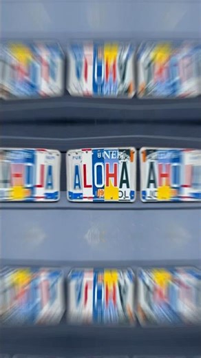 Can You Guess How These License Plates Spell ALOHA?