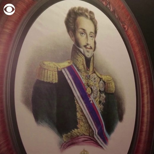 The heart of Portuguese Monarch Dom Pedro I is on display at the Itamaraty Palace in Brasilia, Brazil. | CBS News