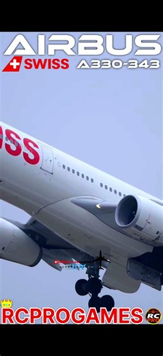 Heavy Power Takeoff! ✈️🔥 SWISS A330 Dominates the Runway” #aviation