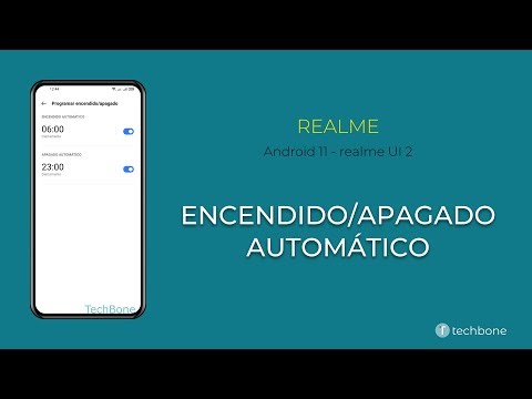 Programar el Encendido/Apagado automático - realme [Android 11 - realme UI 2]