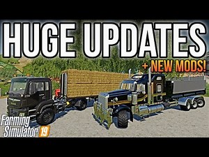 NEW MODS! AUTOLOAD BIG SQUARE BALES + NEW MAP! | Farming Simulator 19