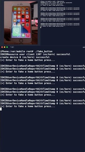 Hacking the iPhone’s home button API 📱