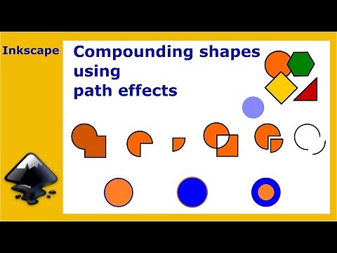 Compounding vector shapes in Inkscape using path effects