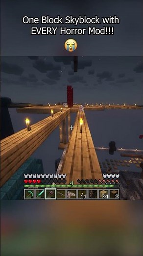 Destroying One Block Skyblock with ALL Dwellers #minecraft