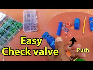 Make Your Own check valve-cheap and Easy PVC tutorial #pvc #tutorial
