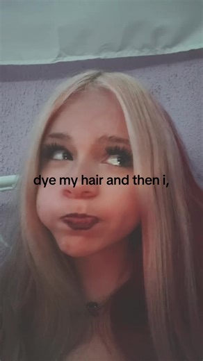 yk the lyrics! #dyedhair #redhair #colorfulhair #real #viral | cut my hair and then cut my