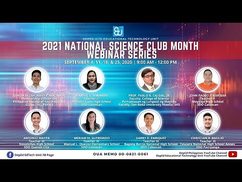 National Science Club Month Webinar Series