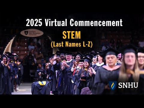 Virtual Commencement: STEM (Last Names L-Z), Saturday, Dec 13 at 3pm ET