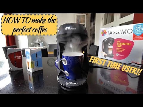 Tassimo Bosch Happy TAS1002GB Coffee Machine | HOW TO - First time user guide