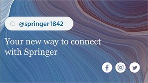 Follow the new official flagship account for Springer! Stay up-to-date with the latest releases, promotions, company news, and Open Access initiatives. With more than 2,900 journals and 300,000 books, authors, customers & partners can gain access to a diverse STM portfolio. | Springer | Facebook
