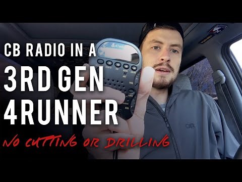 I installed a Cobra 75 in my 3rd Gen 4Runner! - CB Radio Overview