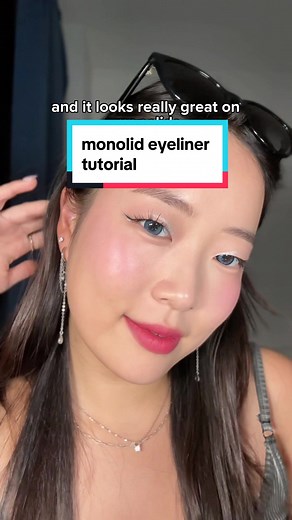 Highly requested monolid eyeliner tutorial - eyeliners are from @EM Cosmetics by Michelle Phan! The Illustrative Brush Tip Eyeliners in Brown & Black Silver Lining are perfect for monolids, beginner friendly, and long lasting ✨ #emcosmeticspartner #monolidmakeup #eyelinertutorial #makeuptutorial #asianmakeup