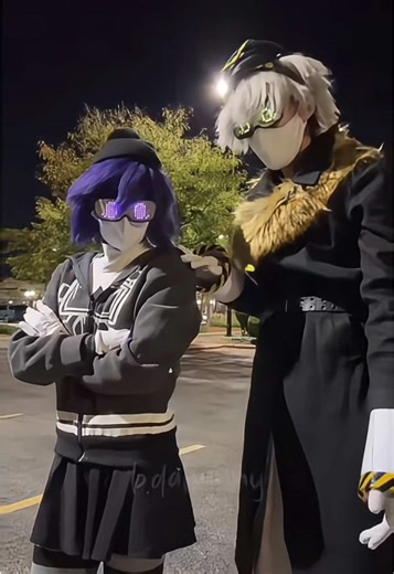 Uzi Doorman And Serial Designation N cosplay from Murder Drones - Me and my irl N bf lol - #uzidoorman #serialdesignationn #glitchproductions #glitchproductionsmurderdrones #murderdrone